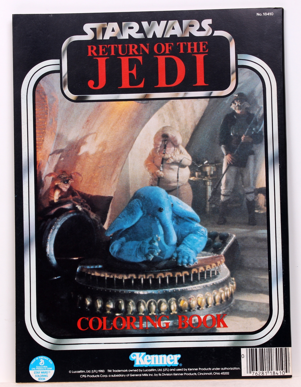 ROTJ Coloring Book Max Rebo MISC