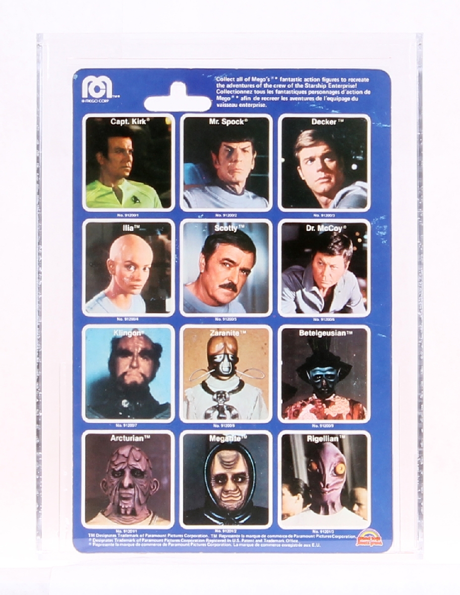 Rigellian Star Trek I 3 3/4 inch MOC C-9 AFA 80Y