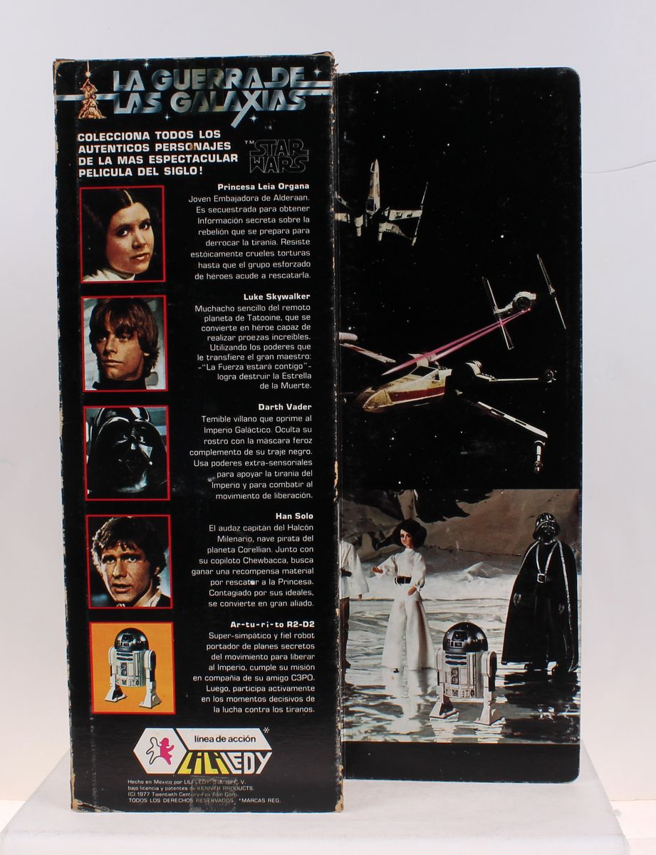 Princess Leia Large Size Action Figure Lili Ledy MIB C-6+