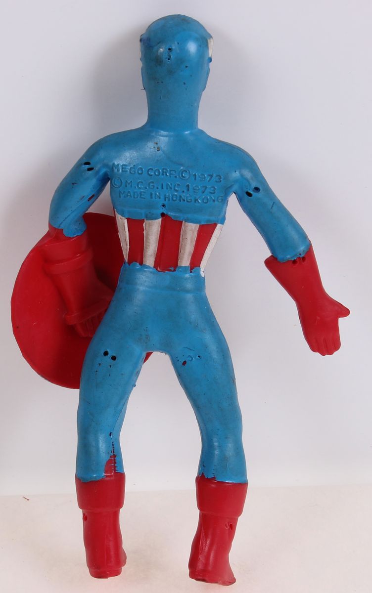 Captain America Mego Bend 'n Flex Loose Complete C-8