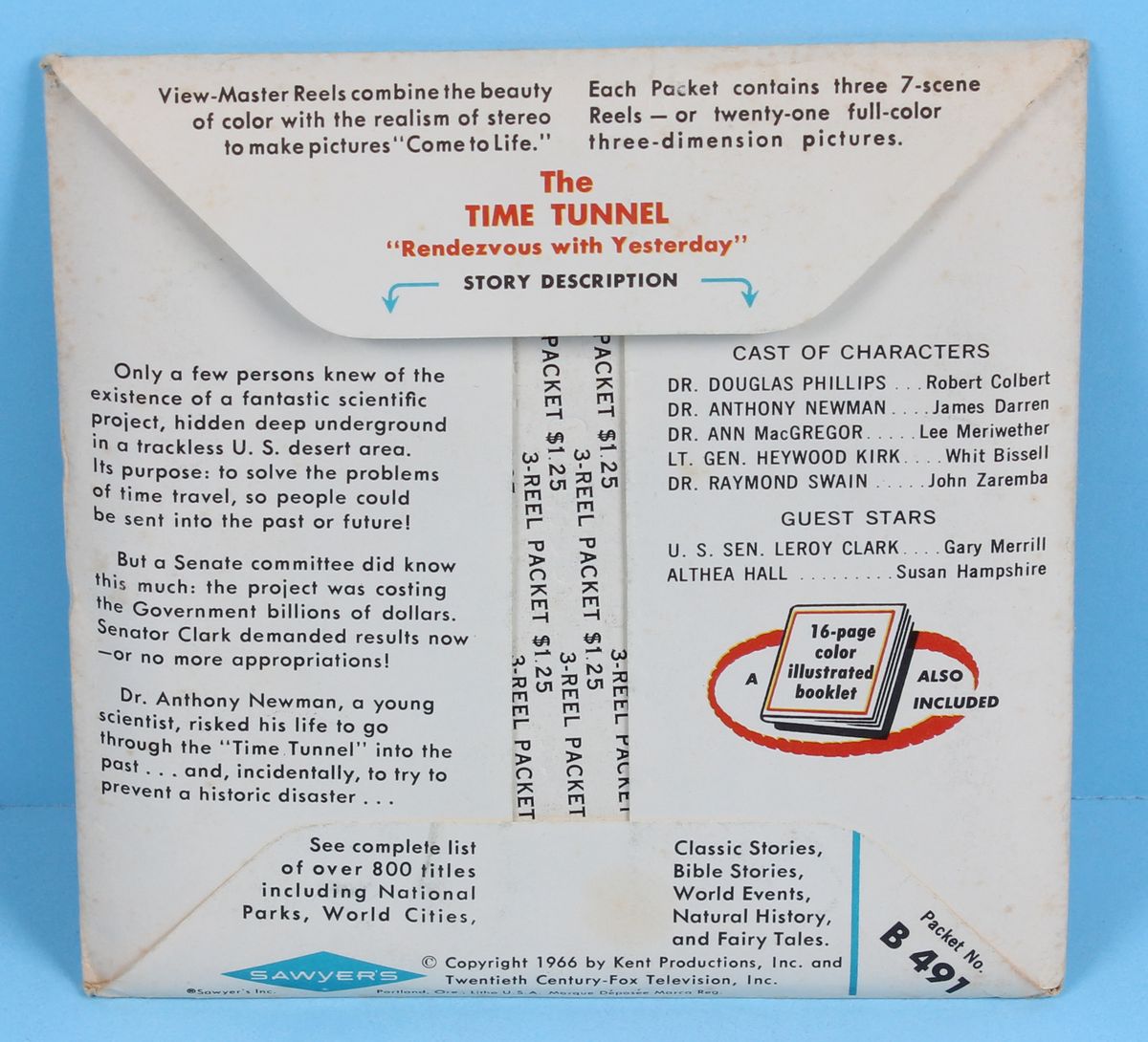 View-Master The Time Tunnel Reels